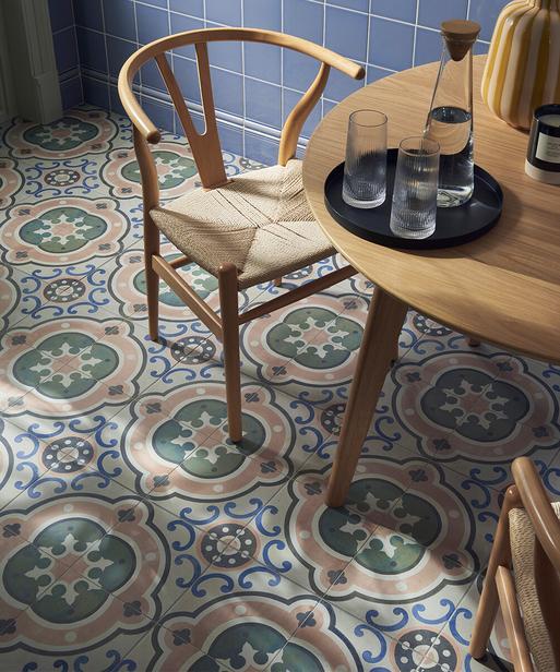 Statements Geomantic Raval Tile (45cm x 45cm) | Topps Tiles