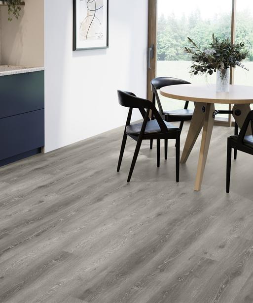 Pronto™ Glenmore Grey Luxury Vinyl Tile | Topps Tiles
