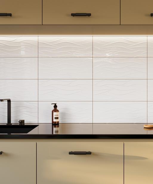 Simply™ Surf Decor Tile (25cm x 50cm) | Topps Tiles