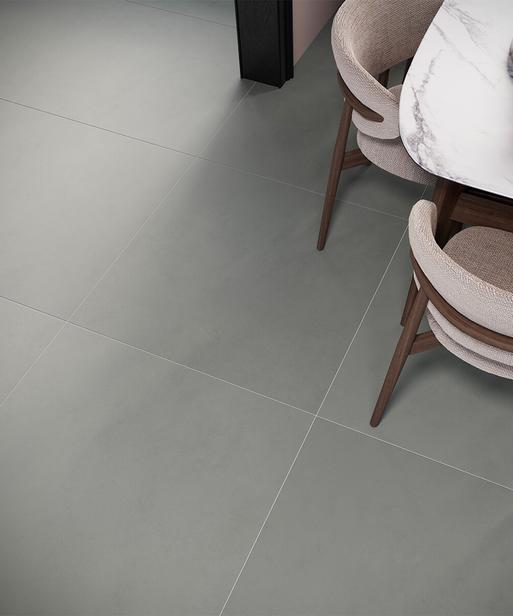 Regal® Grey Matt Tile (89.5cm x 89.5cm) | Topps Tiles