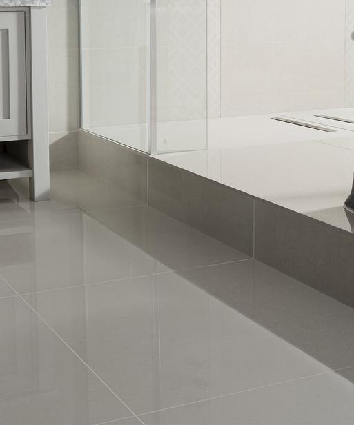 Regal® Grey Polished Tile (89.5cm x 89.5cm) | Topps Tiles