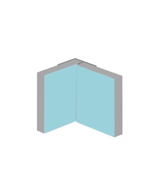 Multipanel Invisible Corner Profile 2.45m | Topps Tiles