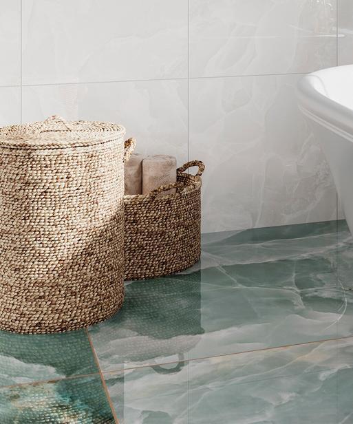 Iceland Mint Tile (120cm x 120cm) | Topps Tiles