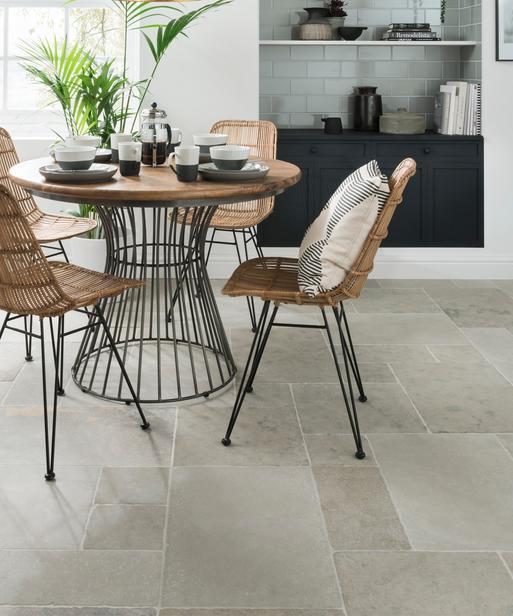 Amazone™ Grey Modular Tumbled Tile | Topps Tiles
