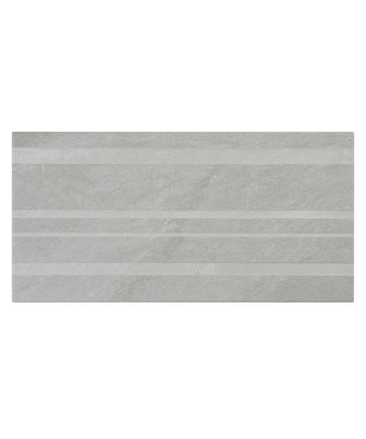 Ayton™ Grey Decor Tile | Topps Tiles