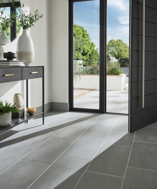 Inara™ Concrete Tile (60.5cm x 30.5cm) | Topps Tiles