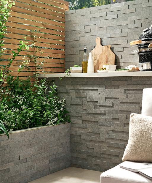 Everscape™ Interlock Earthstone Beige Tile (60cm x 15cm) | Topps Tiles