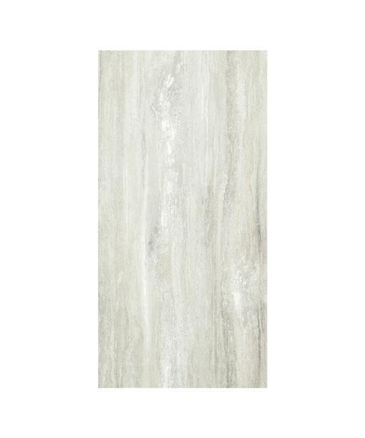 Jupiter Silver Travertine Effect Laminate Hydrolock Wall Panel (240cm x ...