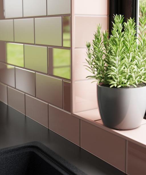 Matrix® Brooklyn Stone Straight Edge 8mm Trim | Topps Tiles