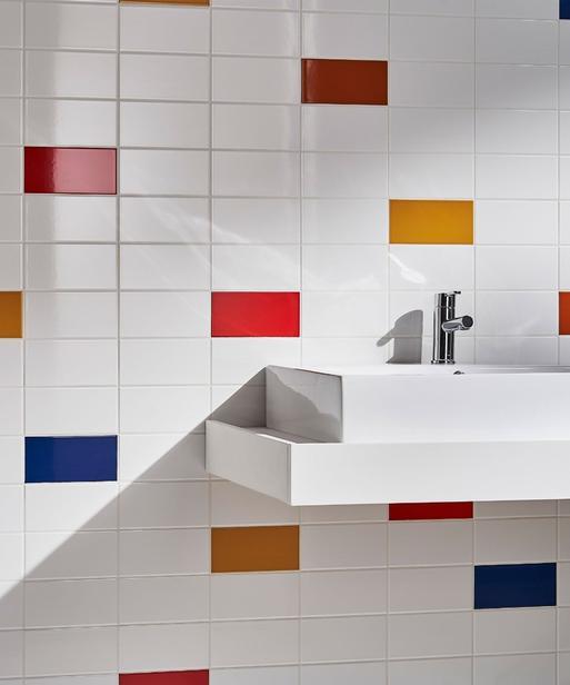 Matrix® Blue Gloss Tile (9.8cm x 19.8cm) | Topps Tiles