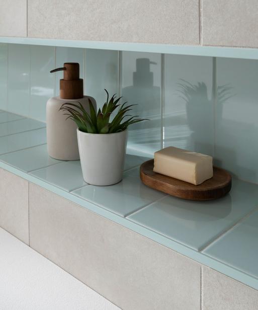Matrix® Spring Mint Gloss Tile (9.8cm x 19.8cm) | Topps Tiles