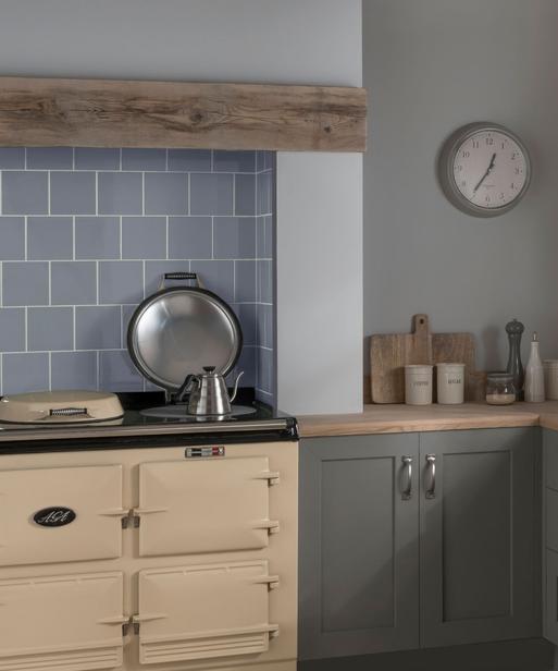 Matrix® Urban Grey Gloss Tile (14.8cm x 14.8cm) | Topps Tiles