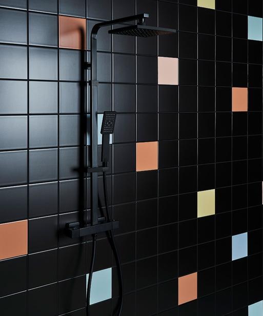 Matrix® Burnt Amber Matt Tile (14.8cm x 14.8cm) | Topps Tiles