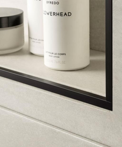 Complements™ Matt Black Box 10mm Trim | Topps Tiles