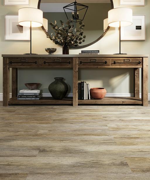 Pronto™ Meranti Walnut Luxury Vinyl Tile | Topps Tiles