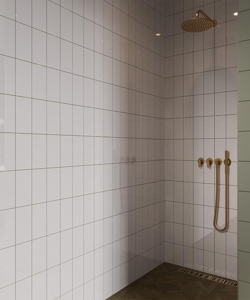 Matrix® Pebble Beige Gloss Tile (9.8cm x 19.8cm) | Topps Tiles