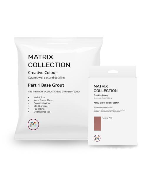 Matrix® Grout Quartz Pink 2.5kg | Topps Tiles