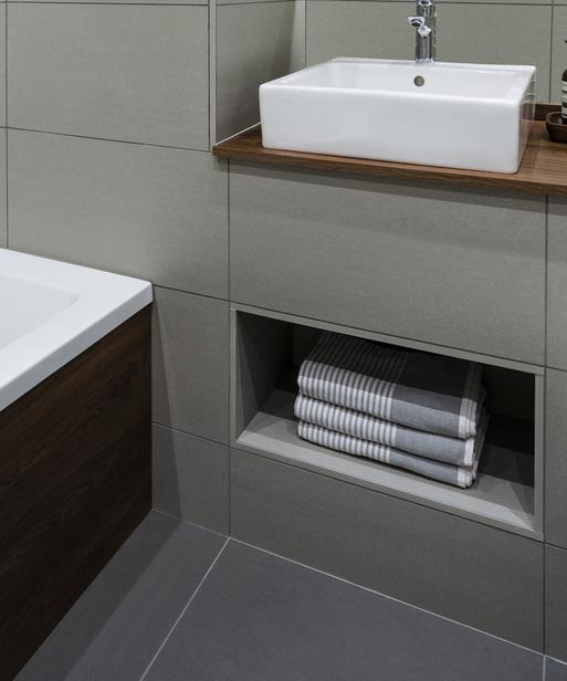 Regal® Grey Matt Tile (60cm x 29.9cm) | Topps Tiles