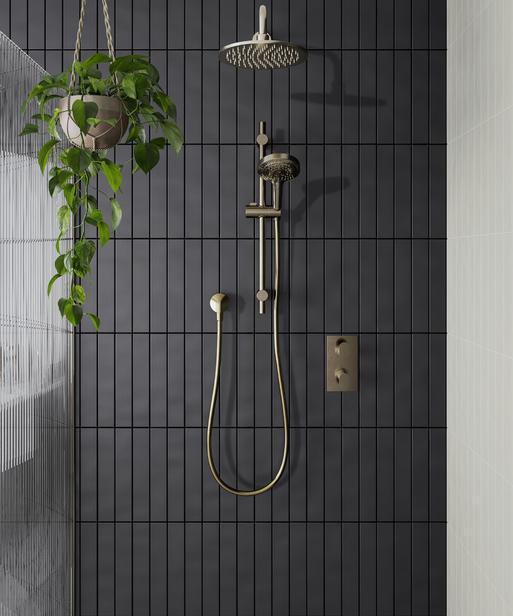 Ribbon™ Black Tile (5.3cm x 30cm) | Topps Tiles