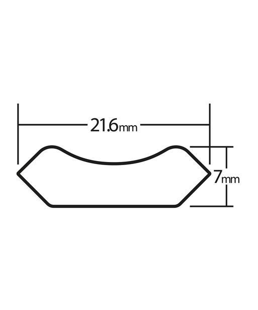Scotia Vinyl Tile Trim Medium Oak | Topps Tiles