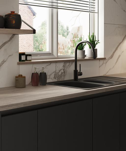 Torrano™ Calacatta Tile (60cm x 60cm) | Topps Tiles