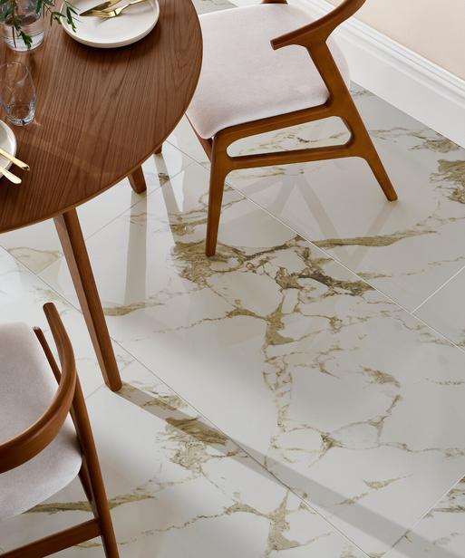 Torrano™ Gold Tile (60cm x 120cm) | Topps Tiles