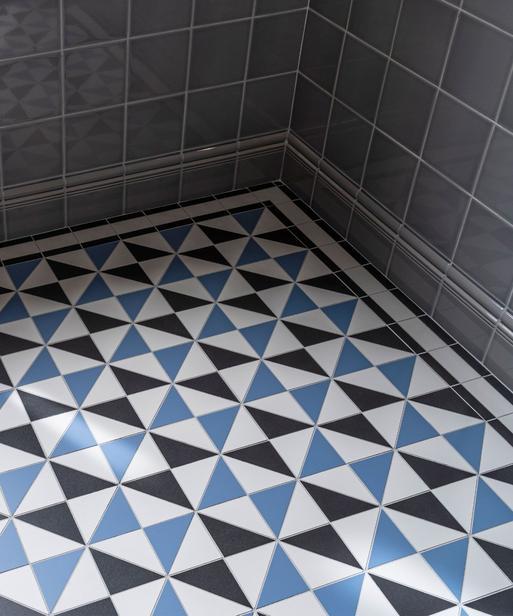 Victorian Flooring™ Triple Strip Border Tile | Topps Tiles