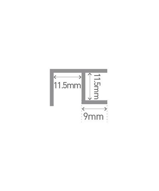 Multipanel Flush Corner Profile Polished 2.45m | Topps Tiles