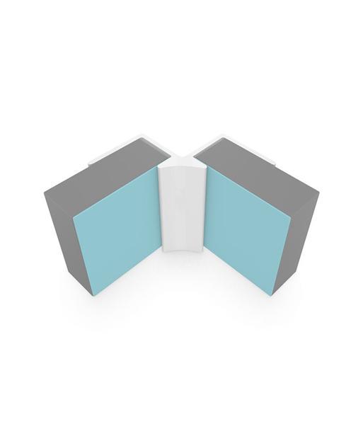 Multipanel Internal Corner Profile White 2.45m | Topps Tiles