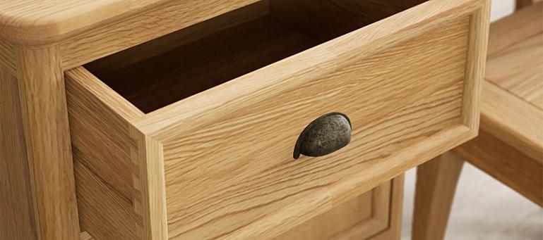 Cambridge Solid Oak Dressing Table | Oak Furniture Supertore