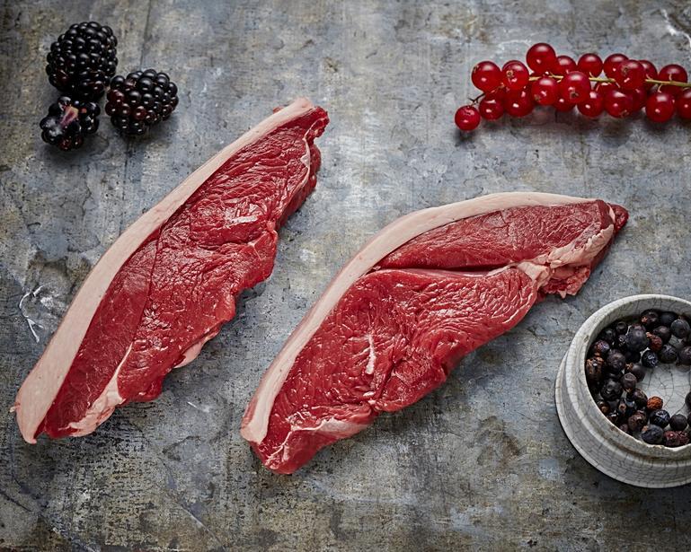 Wild Venison Haunch Steaks (300g) | field&flower Meat