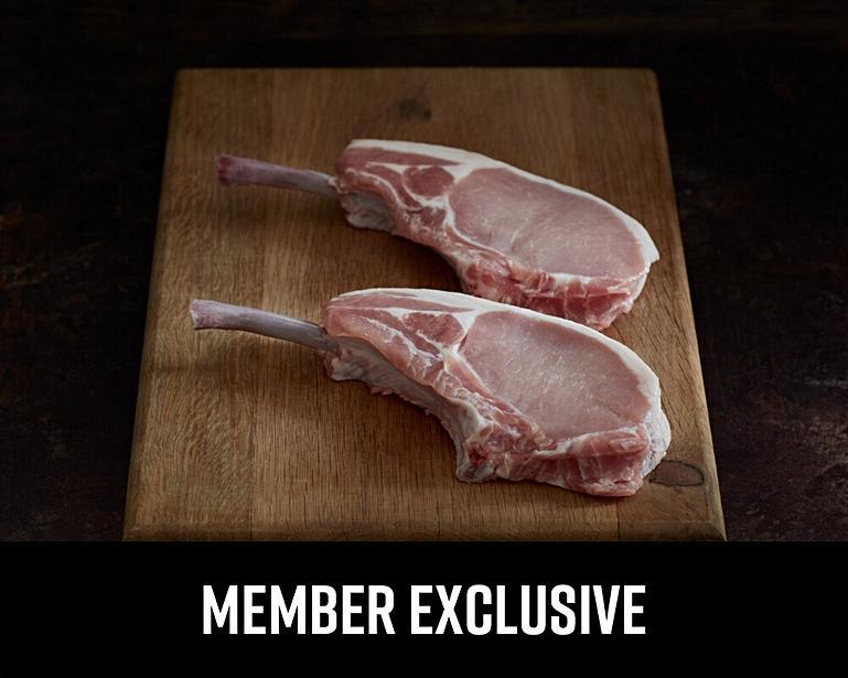 French Trimmed Pork Tomahawk (567g) | Field & Flower Member Exclusive