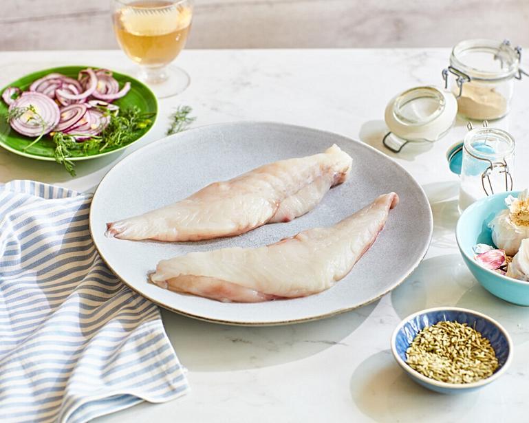 Monkfish Fillets, Pack of 2 (260g) | field&flower Fishmonger