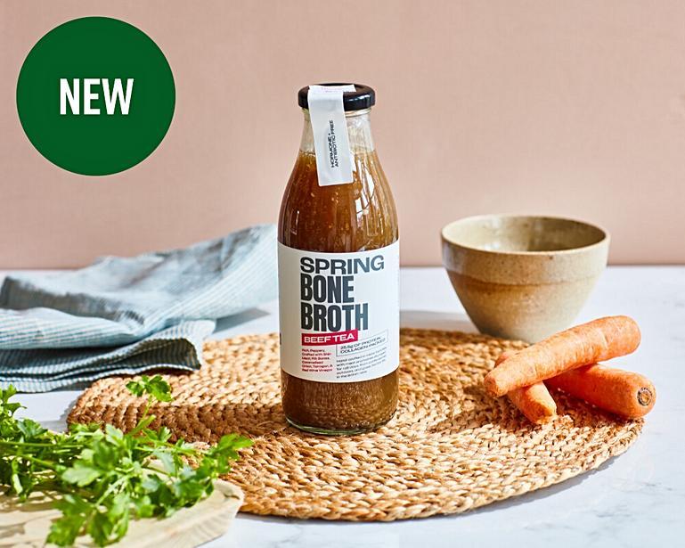 SPRING Bone Broth - Beef Tea (500g) | Field & Flower Deli