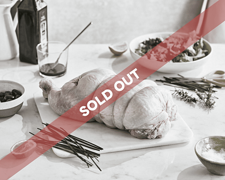 Cockerel Three Bird Roast with Wild Garlic & Chive Stuffing (2.5kg ...