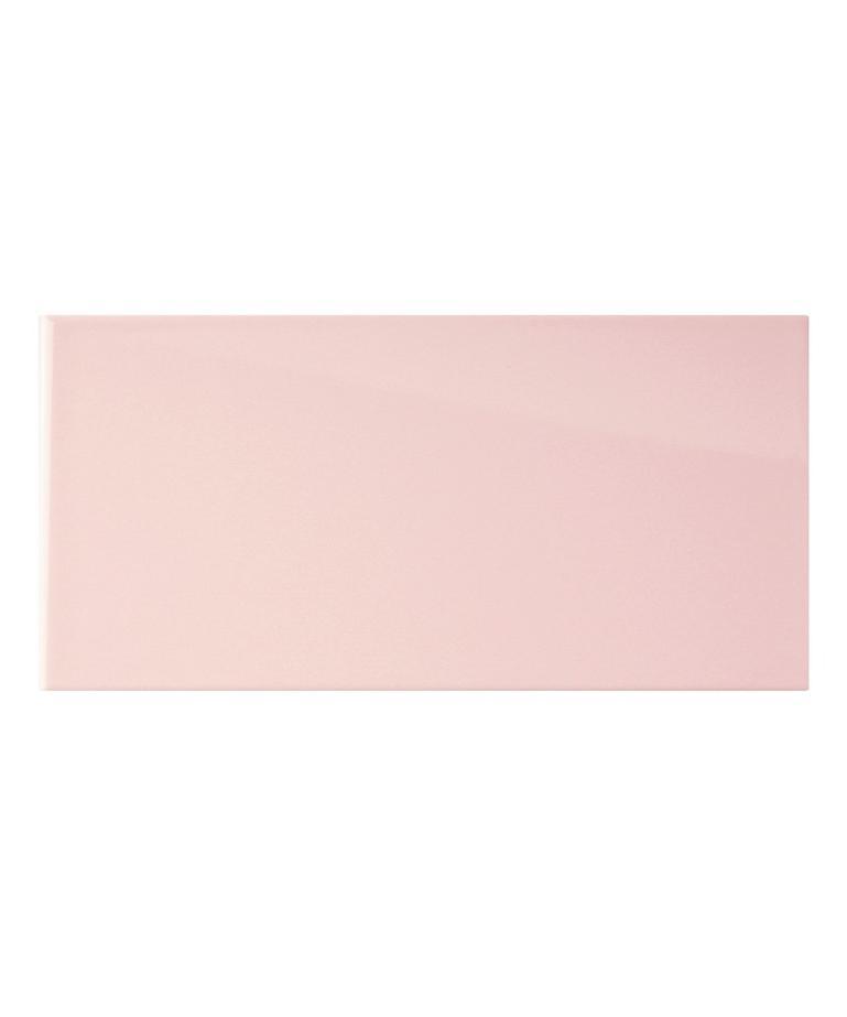 Matrix® Blossom Pink Gloss Tile (9.8cm x 19.8cm) | Topps Tiles