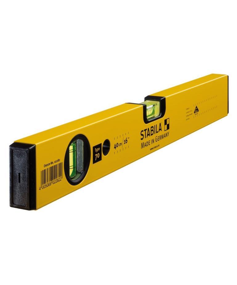 Stabila 70 Spirit Level 40cm | Topps Tiles