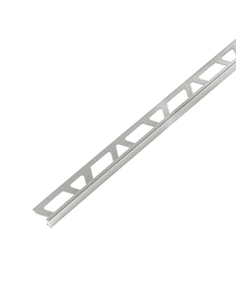 Outdoor Straight Edge Trim Steel Grey 20mm | Topps Tiles