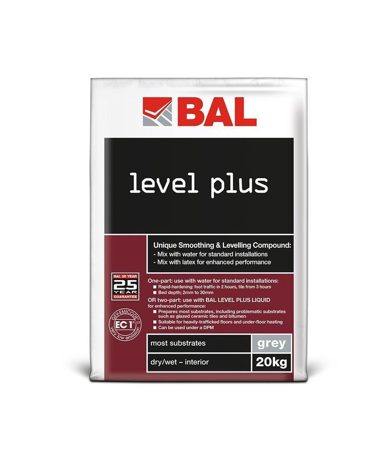 BAL Level Plus Grey 20kg | Topps Tiles