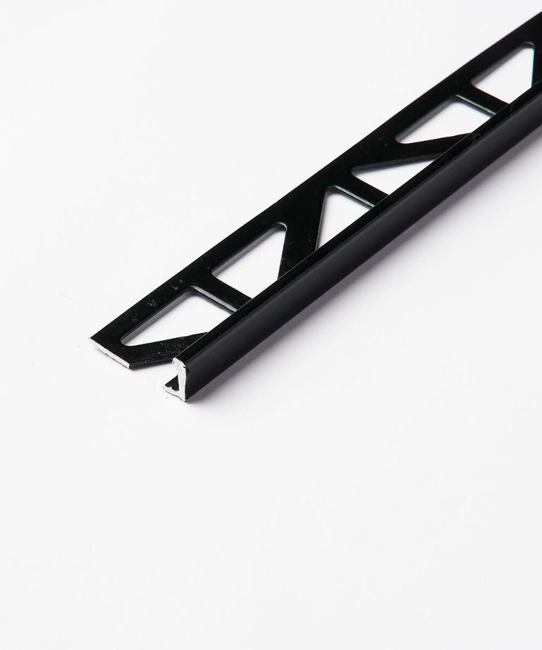 Matrix® Black Straight Edge 10mm Trim | Topps Tiles