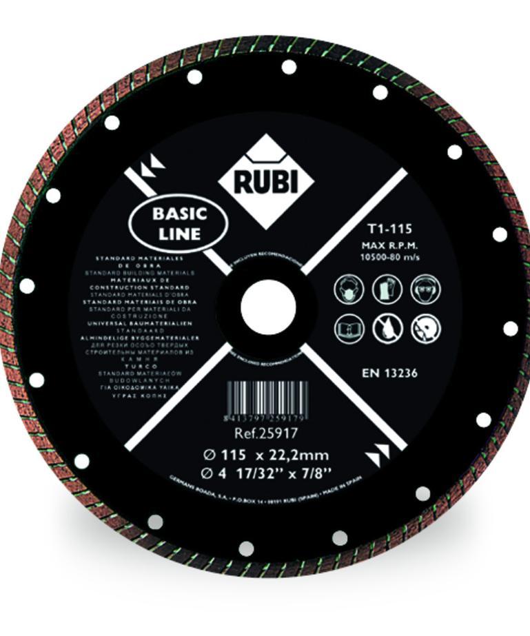 RUBI Diamond Blade T BL Dry - Accessories | Topps Tiles