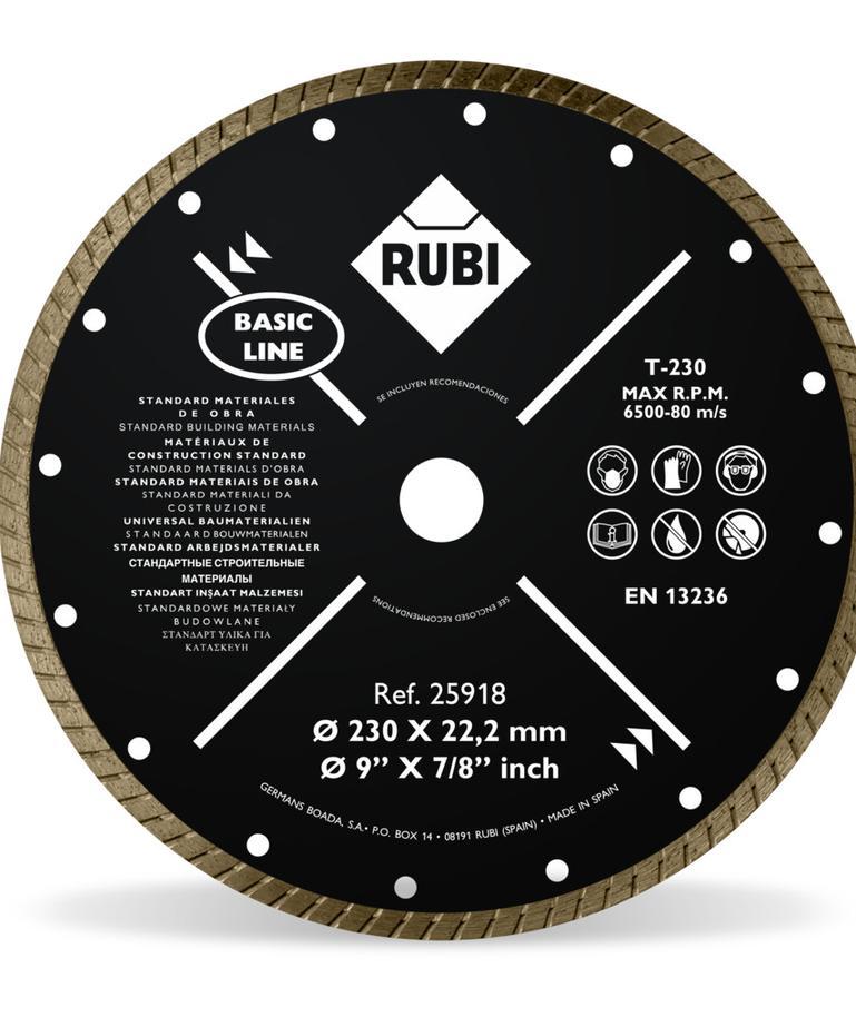 RUBI Diamond Blade T BL Dry - Accessories | Topps Tiles