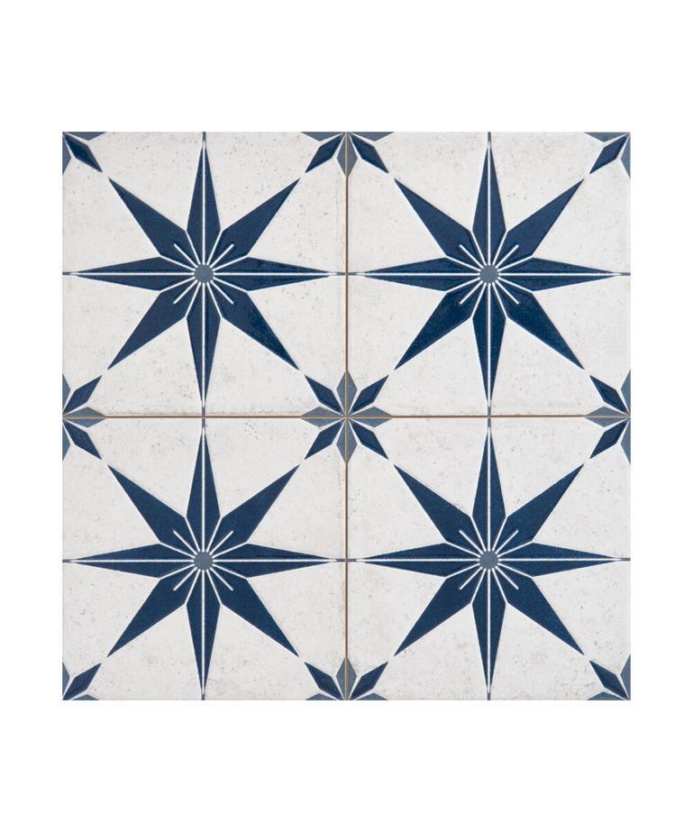 Statements™ Capello™ Ink Blue Tile (45.2cm x 45.2cm) | Topps Tiles