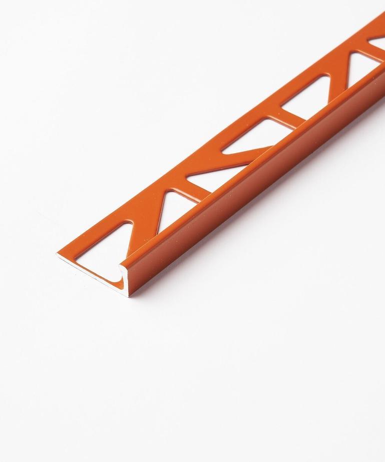 Matrix® Orange Straight Edge 10mm Trim | Topps Tiles