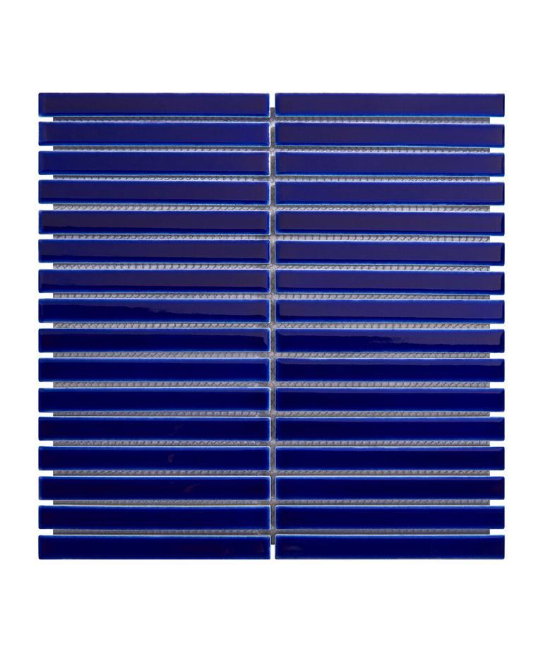 Pikko™ Dark Blue Mosaic Tile | Topps Tiles