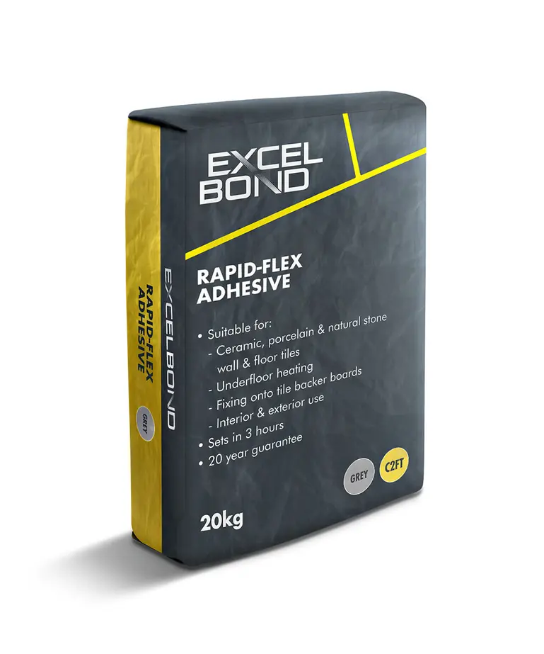 Excel Bond Rapid-Flex C2 Adhesive Grey 20kg | Topps Tiles