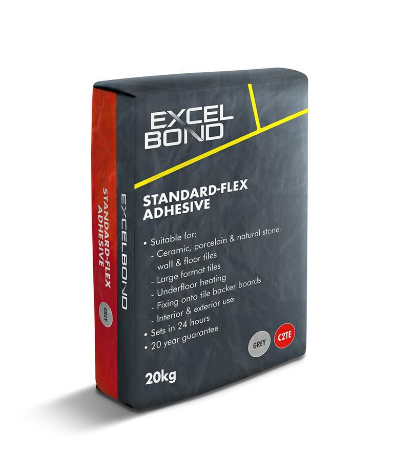 Excel Bond Standard-Flex C2 Adhesive Grey 20kg | Topps Tiles
