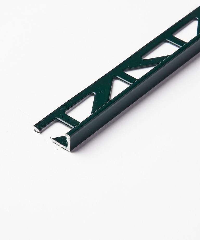 Matrix® Wilderness Green Straight Edge 10mm Trim | Topps Tiles