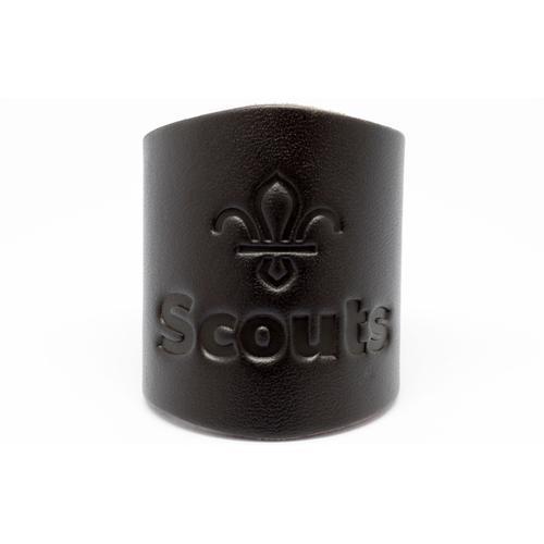Scouts Official Uniform Embossed Leather Woggle Accessories