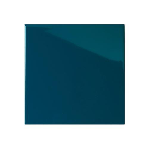 Matrix® Heritage Blue Gloss Tile (14.8cm x 14.8cm) | Topps Tiles